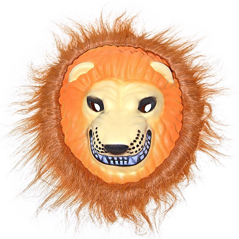 Маска Лев помаранчева пухнаста - купити Дитячі карнавальні маски в ...